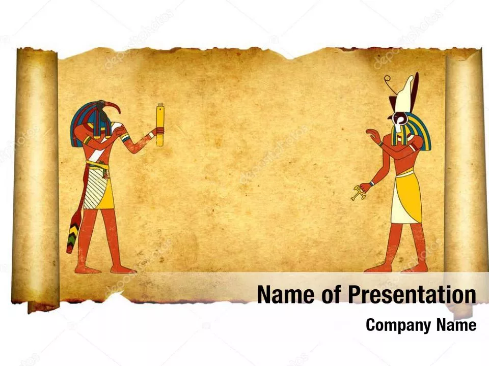 Ancient Scroll PowerPoint Template - Ancient Scroll PowerPoint Background