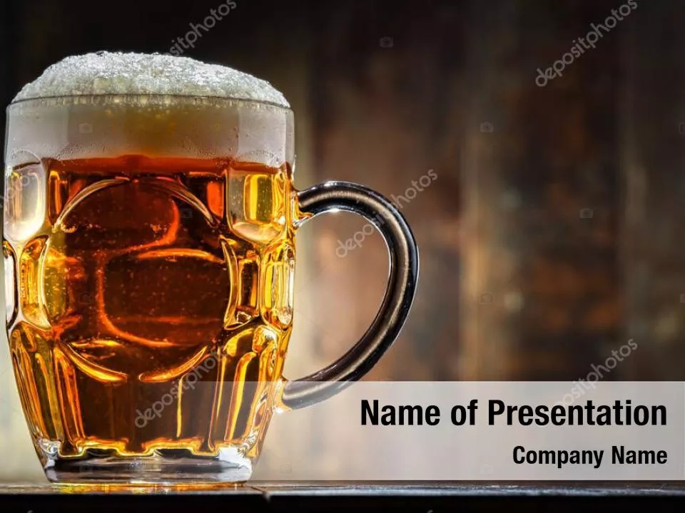 Beer PowerPoint Template - Beer PowerPoint Background