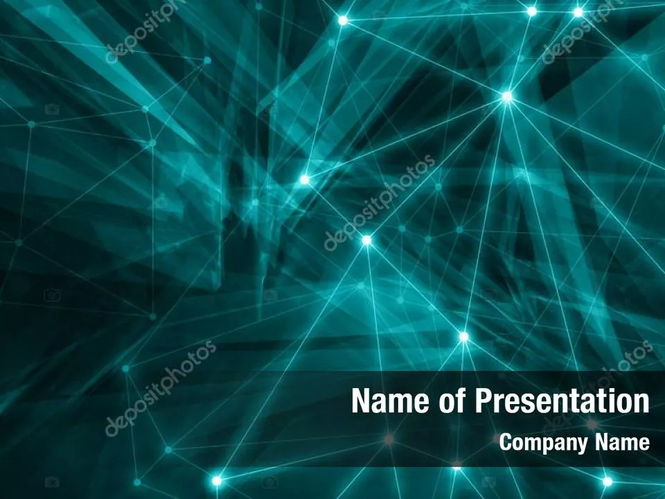 Connected Dots Powerpoint Template Connected Dots Powerpoint Background