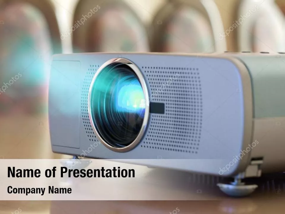 Video Projector PowerPoint Template - Video Projector PowerPoint Background