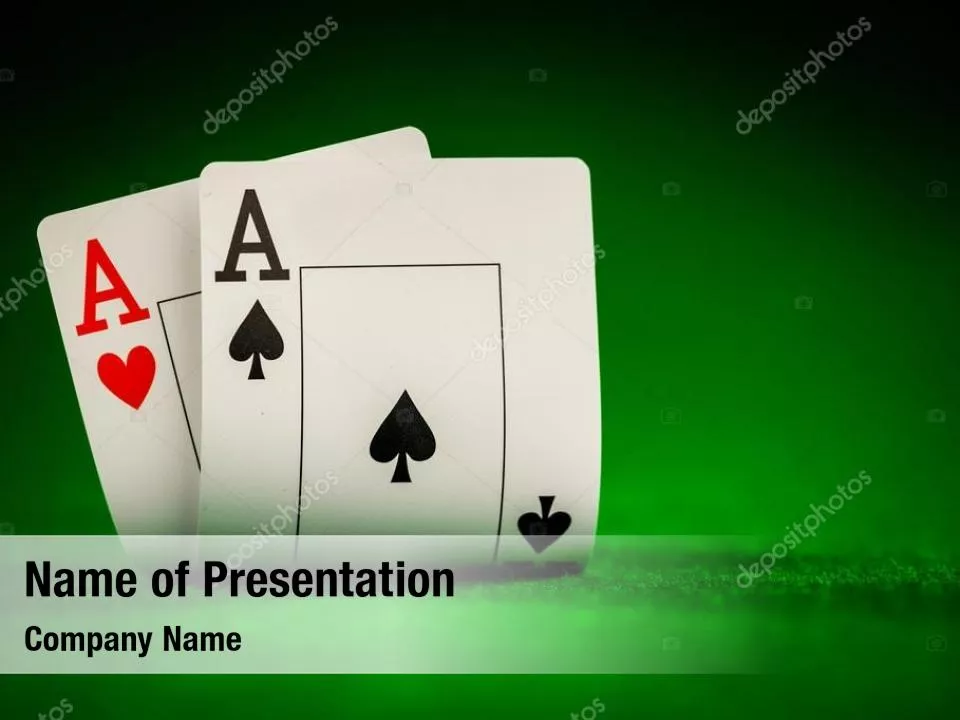 Ace of Hearts PowerPoint Template - Ace of Hearts PowerPoint Background