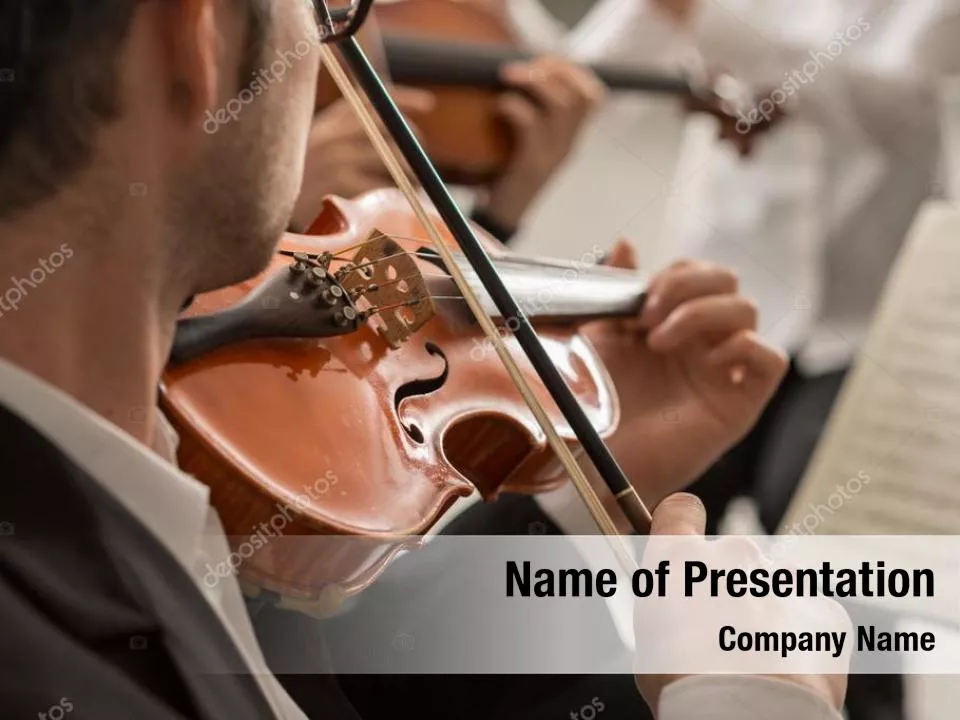 Fiddle PowerPoint Template - Fiddle PowerPoint Background