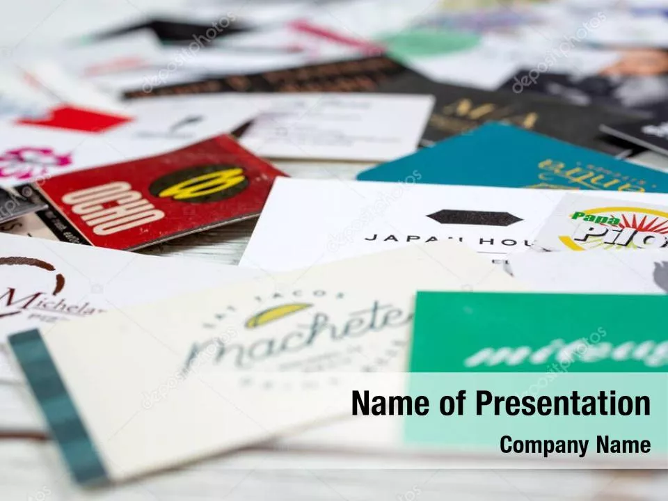 Business Card PowerPoint Template - Business Card PowerPoint Background