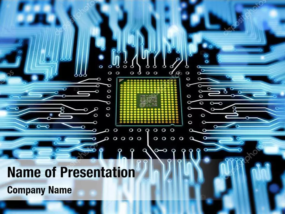 Microchip Powerpoint Template Microchip Powerpoint Background