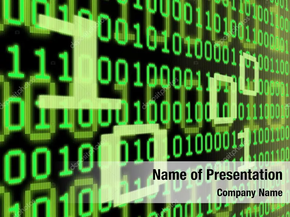 Binary Powerpoint Template Binary Powerpoint Background