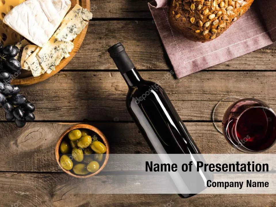 Wine Bottle PowerPoint Template - Wine Bottle PowerPoint Background