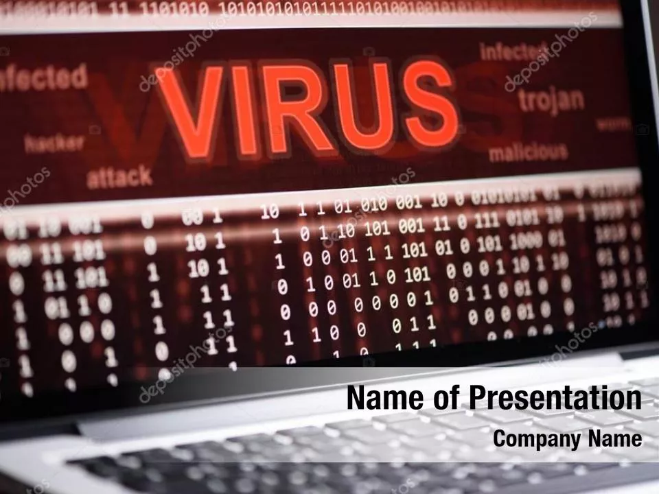 Computer Virus PowerPoint Template - Computer Virus PowerPoint Background