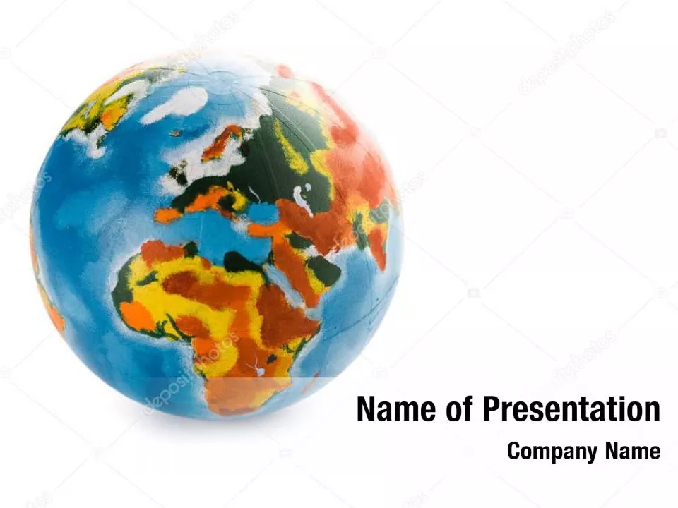 Globe PowerPoint Template - Globe PowerPoint Background