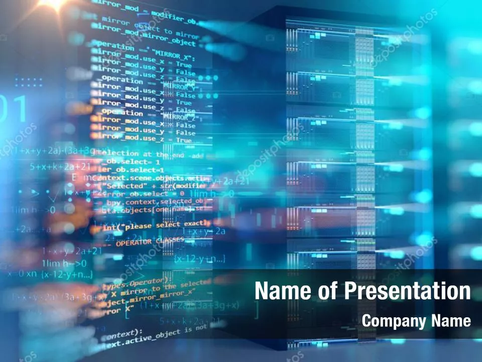 Database PowerPoint Template - Database PowerPoint Background
