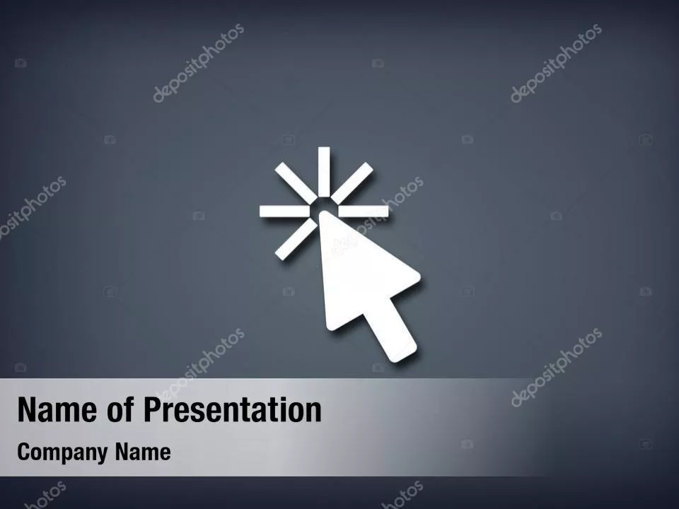Cursor PowerPoint Template - Cursor PowerPoint Background