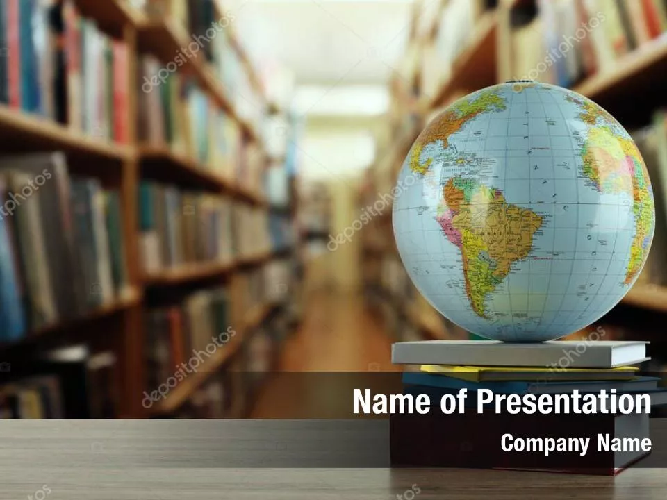 Study Geography PowerPoint Template - Study Geography PowerPoint Background