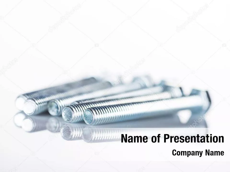 Bolts PowerPoint Template - Bolts PowerPoint Background
