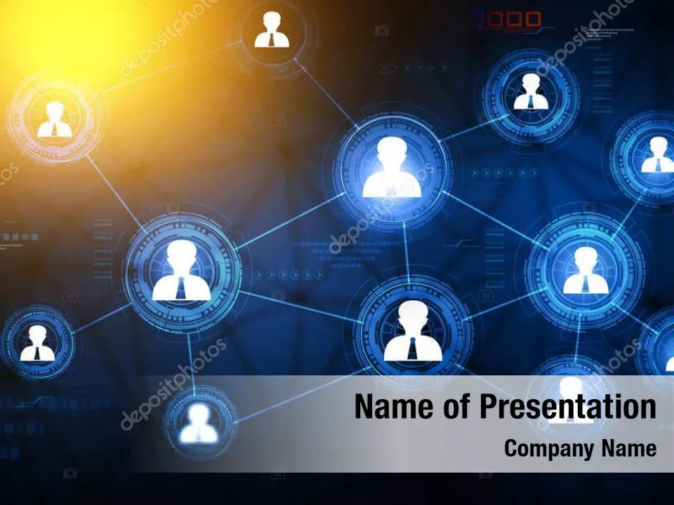 Business Networking PowerPoint Template - Business Networking ...