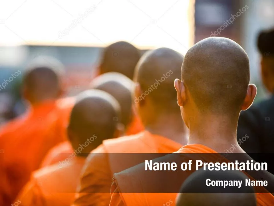Buddhist Monk PowerPoint Template - Buddhist Monk PowerPoint Background