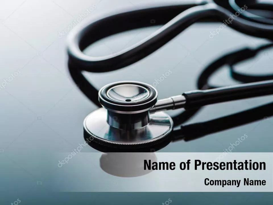 Stethoscope PowerPoint Template - Stethoscope PowerPoint Background