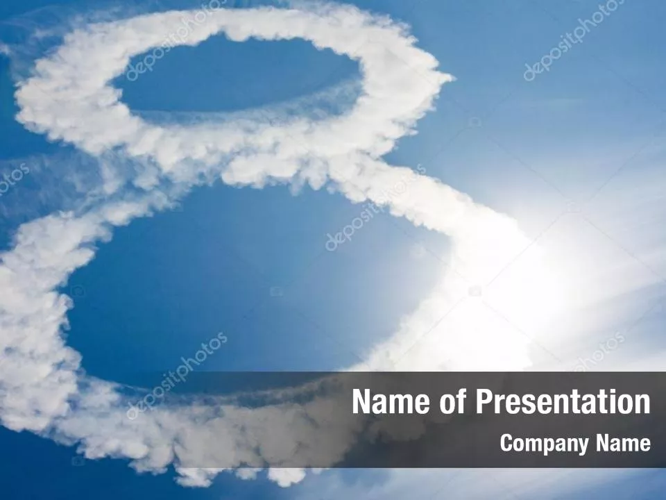 Figure Eight PowerPoint Template - Figure Eight PowerPoint Background