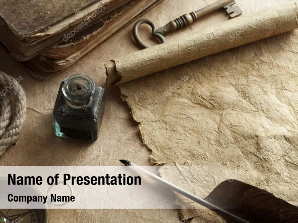 Scroll PowerPoint Template - Scroll PowerPoint Background