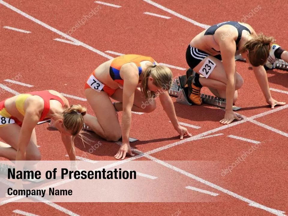 Athletics PowerPoint Template - Athletics PowerPoint Background