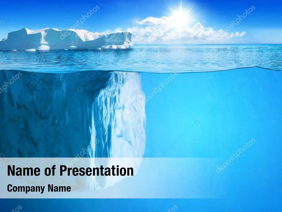 Ice Berg PowerPoint Template - Ice Berg PowerPoint Background