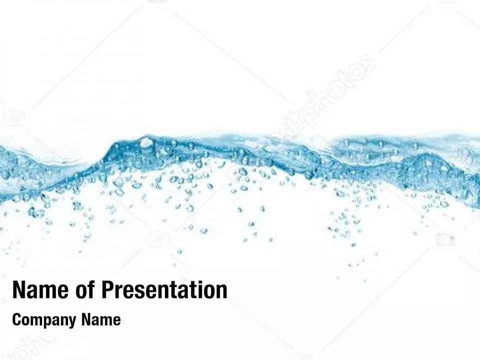 Water PowerPoint Template - Water PowerPoint Background