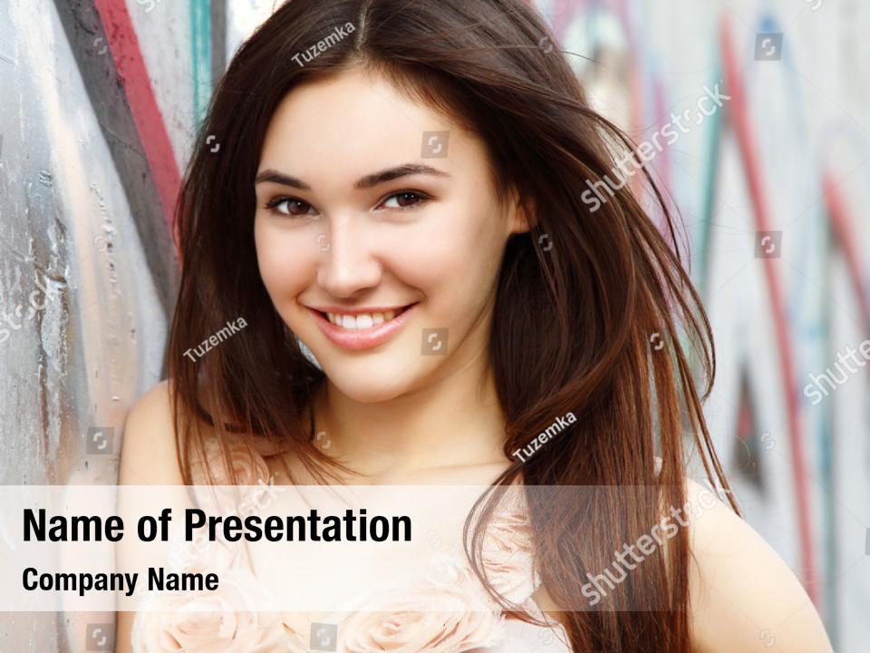 Cute teenager girl beautiful PowerPoint Template - Cute teenager girl ... Cute teenager girl beautiful PowerPoint Template - Cute teenager girl ...