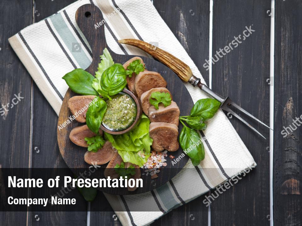 Wooden salad tongue PowerPoint Template - Wooden salad tongue ... Wooden salad tongue PowerPoint Template - Wooden salad tongue ...