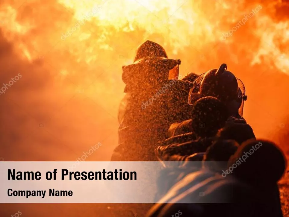 Firefighters PowerPoint Template - Firefighters PowerPoint Background