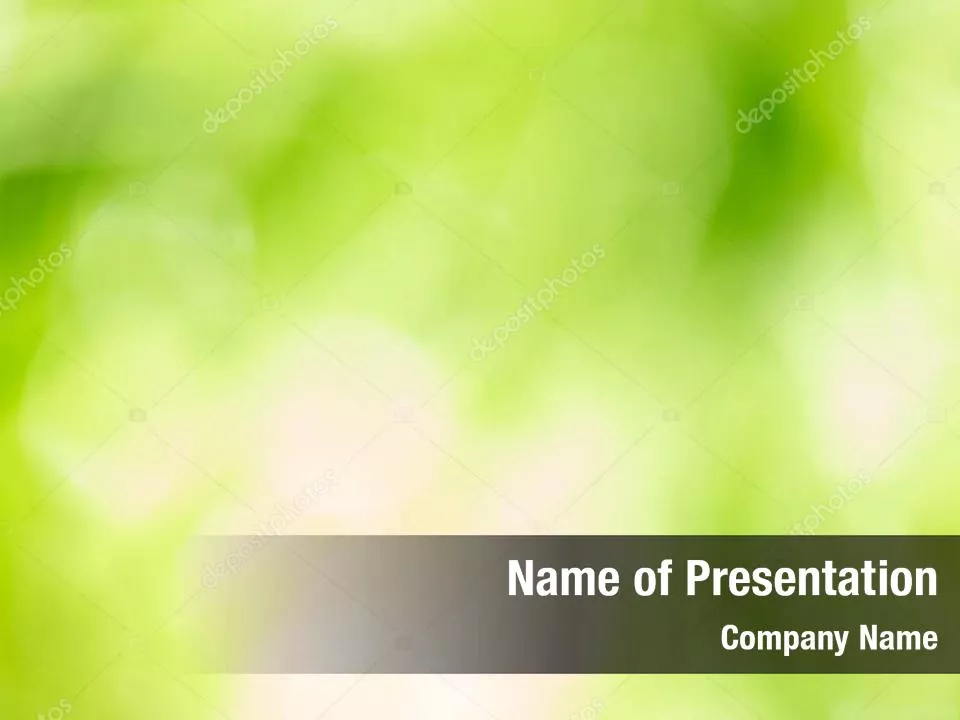 Light Green Abstract PowerPoint Template - Light Green Abstract ...