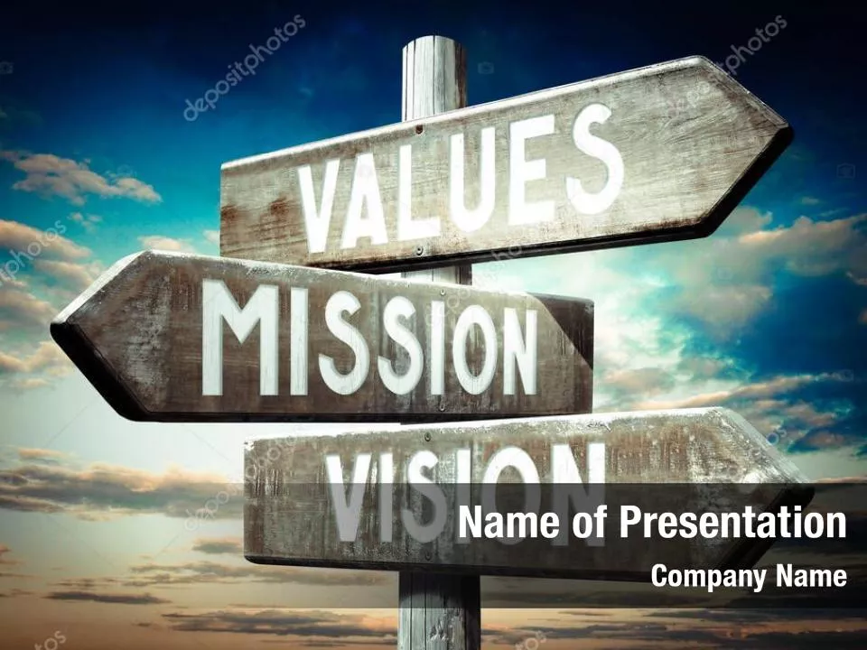 Mission Vision and Values PowerPoint Template - Mission Vision and Values PowerPoint Background