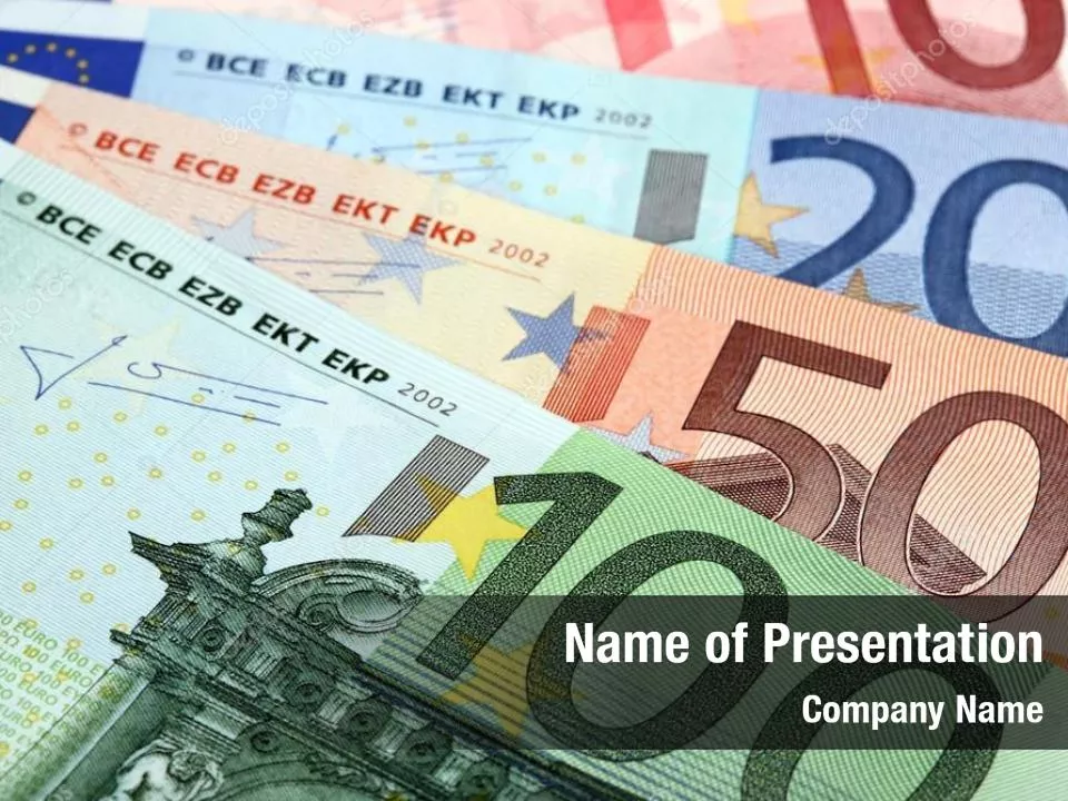 Euro PowerPoint Template - Euro PowerPoint Background