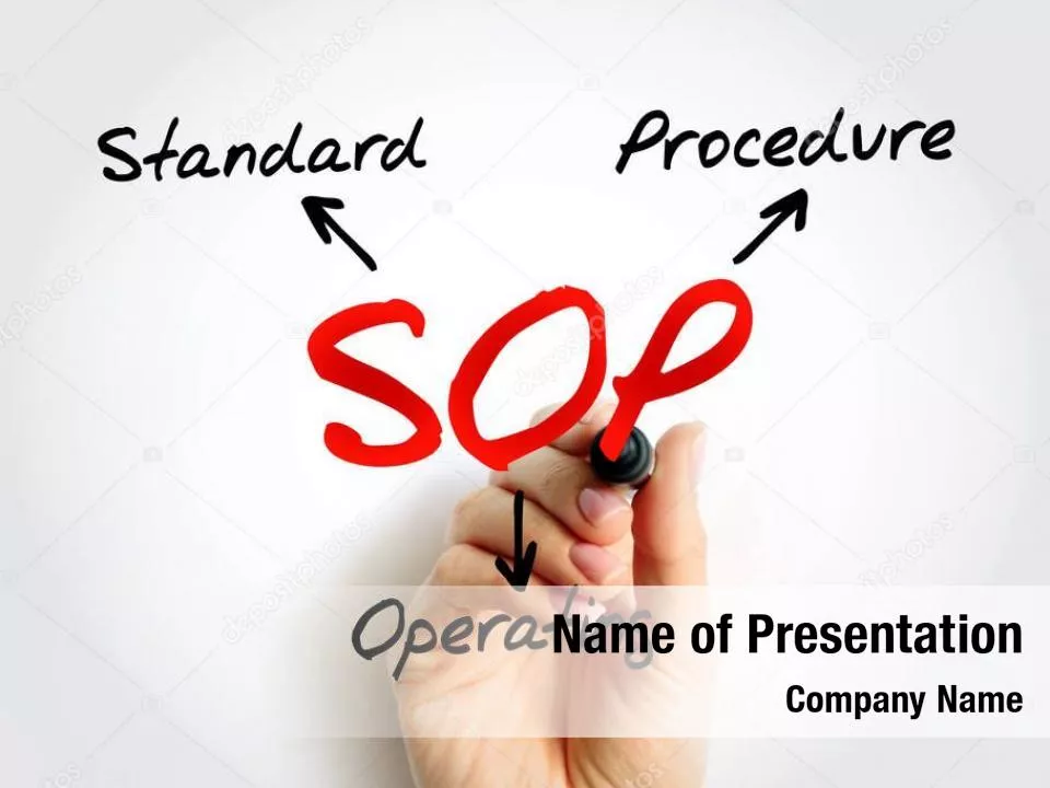 Standard Operating Procedure Powerpoint Template Standard Operating Procedure Powerpoint