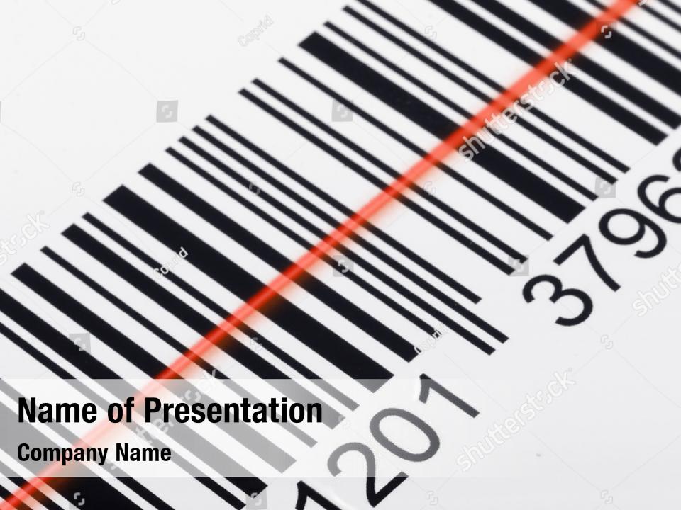 Information scanner closeup barcode PowerPoint Template - Information ... Information scanner closeup barcode PowerPoint Template - Information ...
