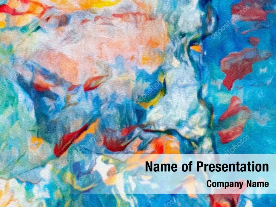 Mixed Colors PowerPoint Template - Mixed Colors PowerPoint Background