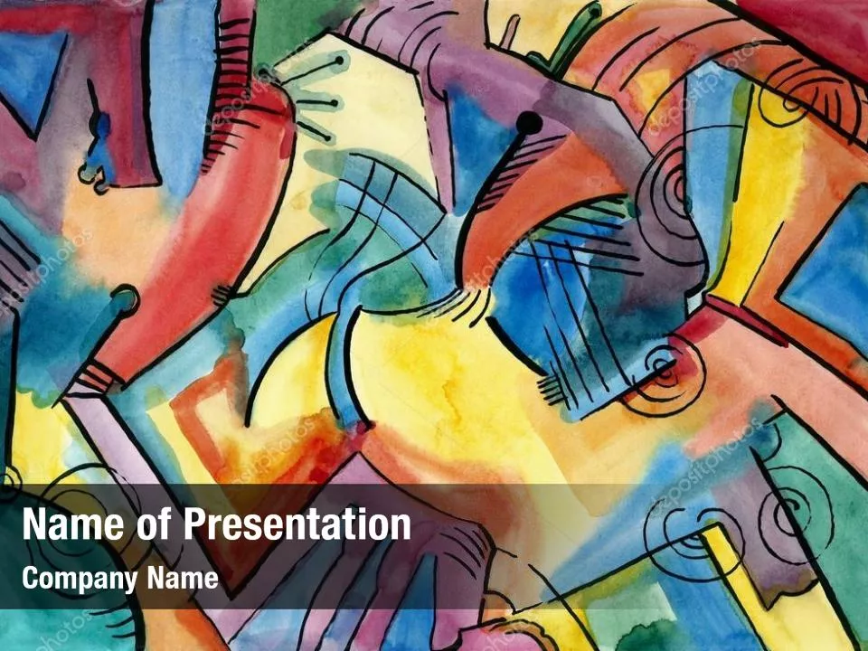 Abstract Art PowerPoint Template - Abstract Art PowerPoint Background
