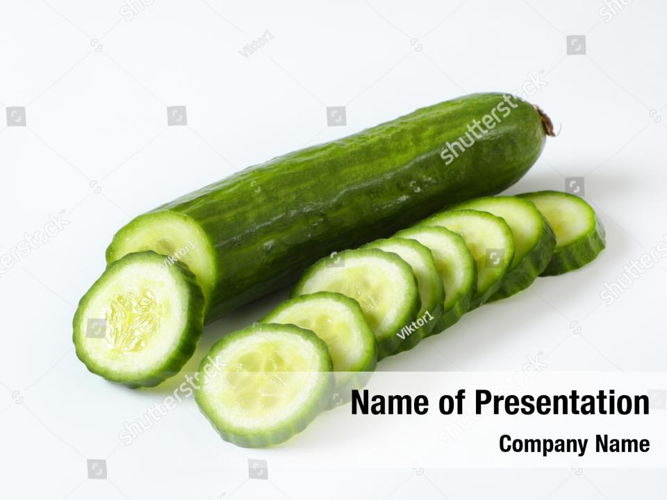 Cross section cucumber PowerPoint Template - Cross section cucumber ... Cross section cucumber PowerPoint Template - Cross section cucumber ...
