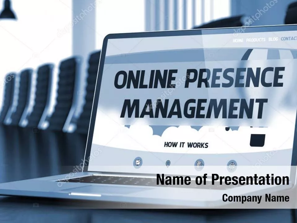 Web Presence PowerPoint Template - Web Presence PowerPoint Background
