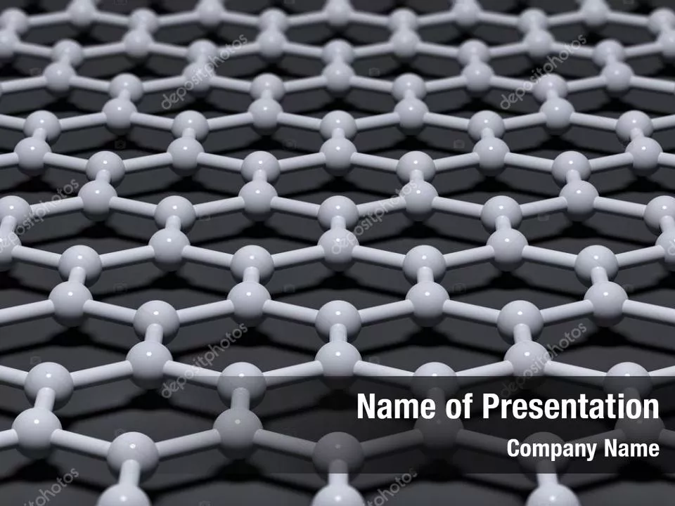 Atomic Lattice PowerPoint Template - Atomic Lattice PowerPoint Background
