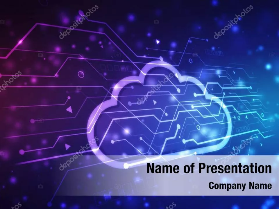 Cloud Computing Security Powerpoint Template Cloud Computing Security