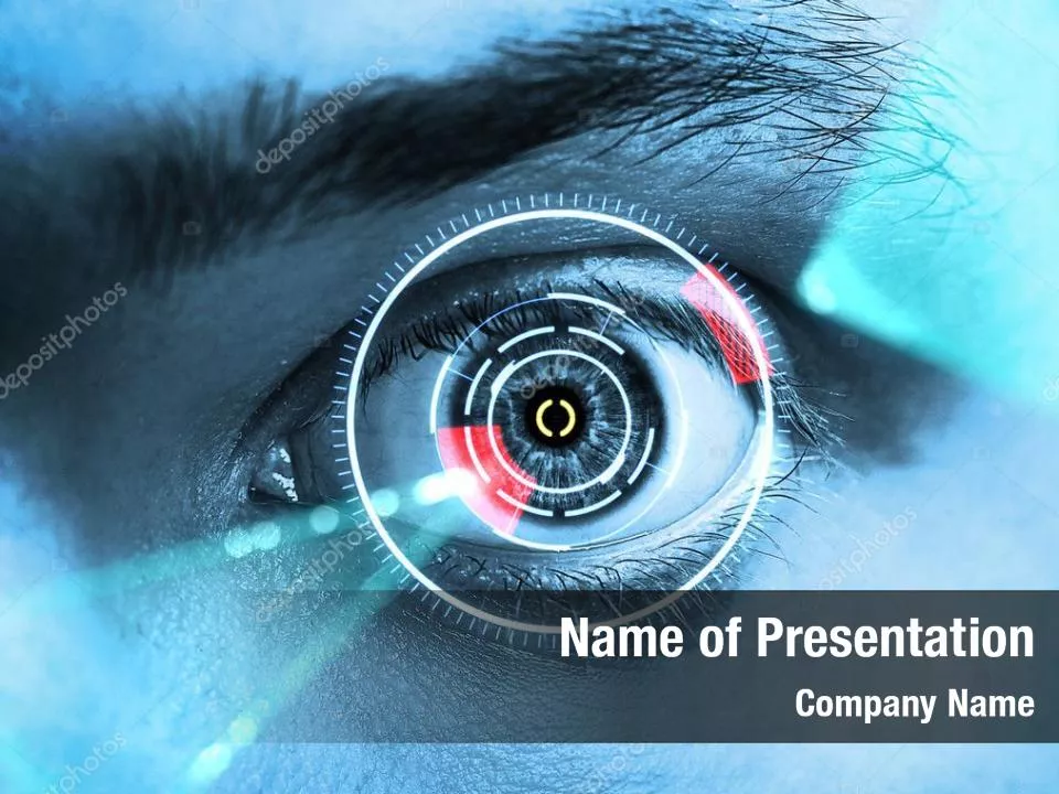 Biometrics Security System Powerpoint Template Biometrics Security
