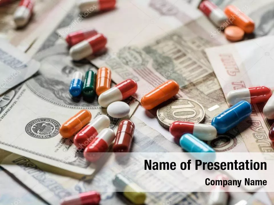 Money Pill PowerPoint Template - Money Pill PowerPoint Background