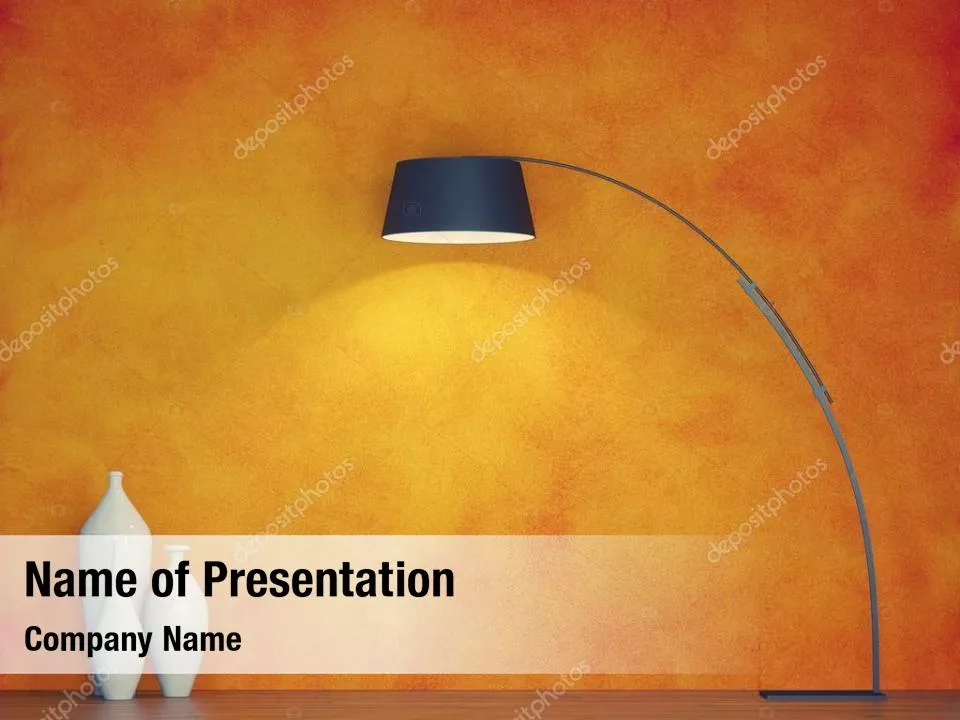 Lamp PowerPoint Template - Lamp PowerPoint Background