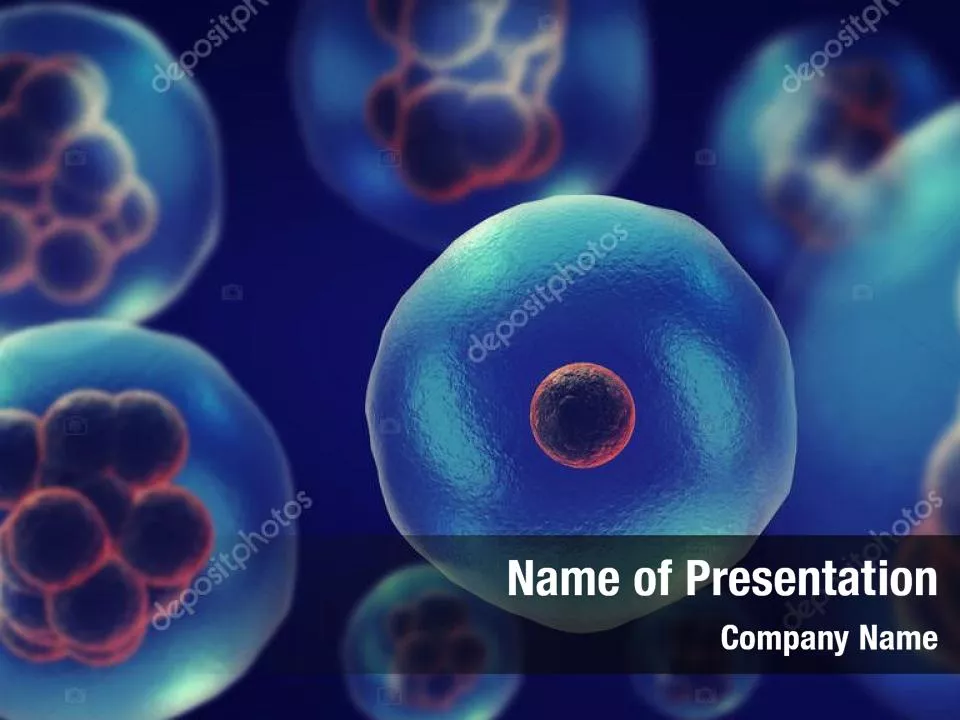 Division Cells PowerPoint Template - Division Cells PowerPoint Background